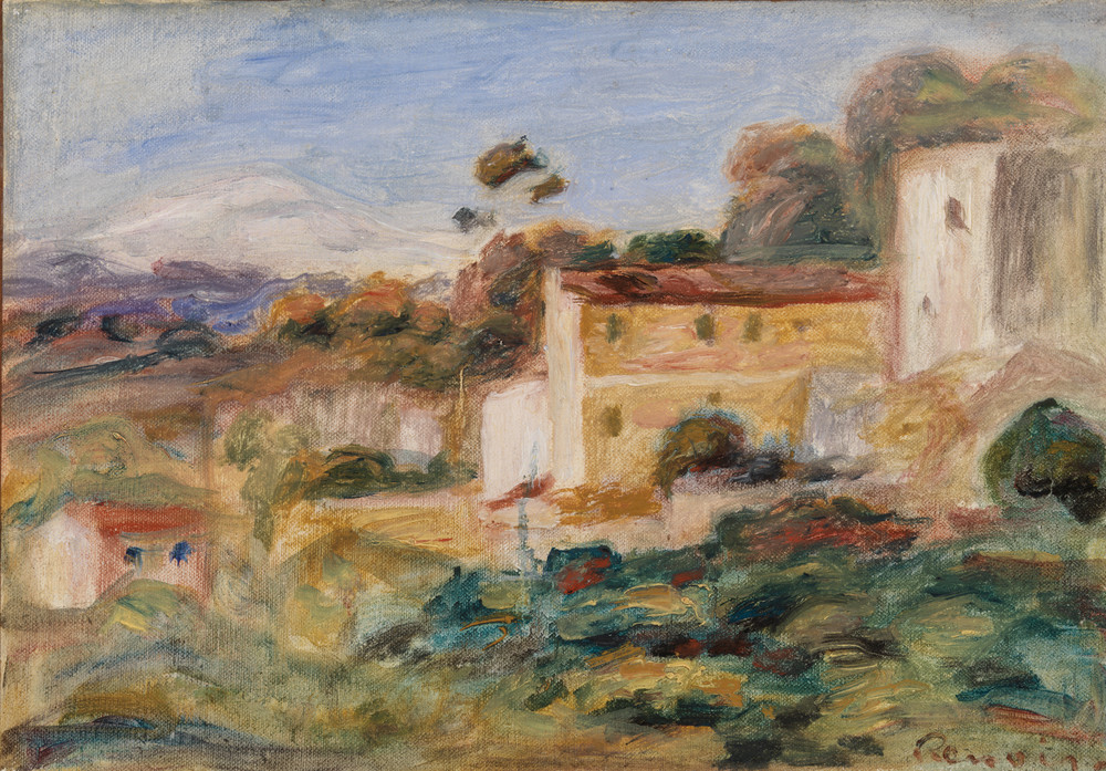 Barnes Collection Online — Pierre-Auguste Renoir: Landscape (Paysage)